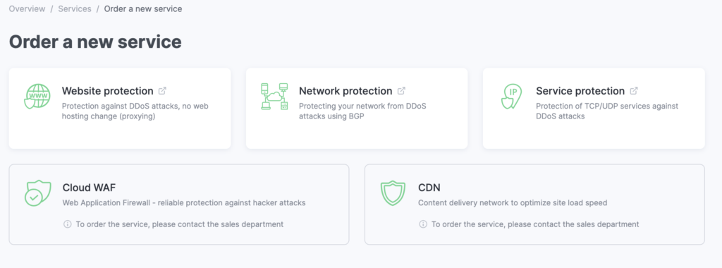 How to Order StormWall for Networks | StormWall